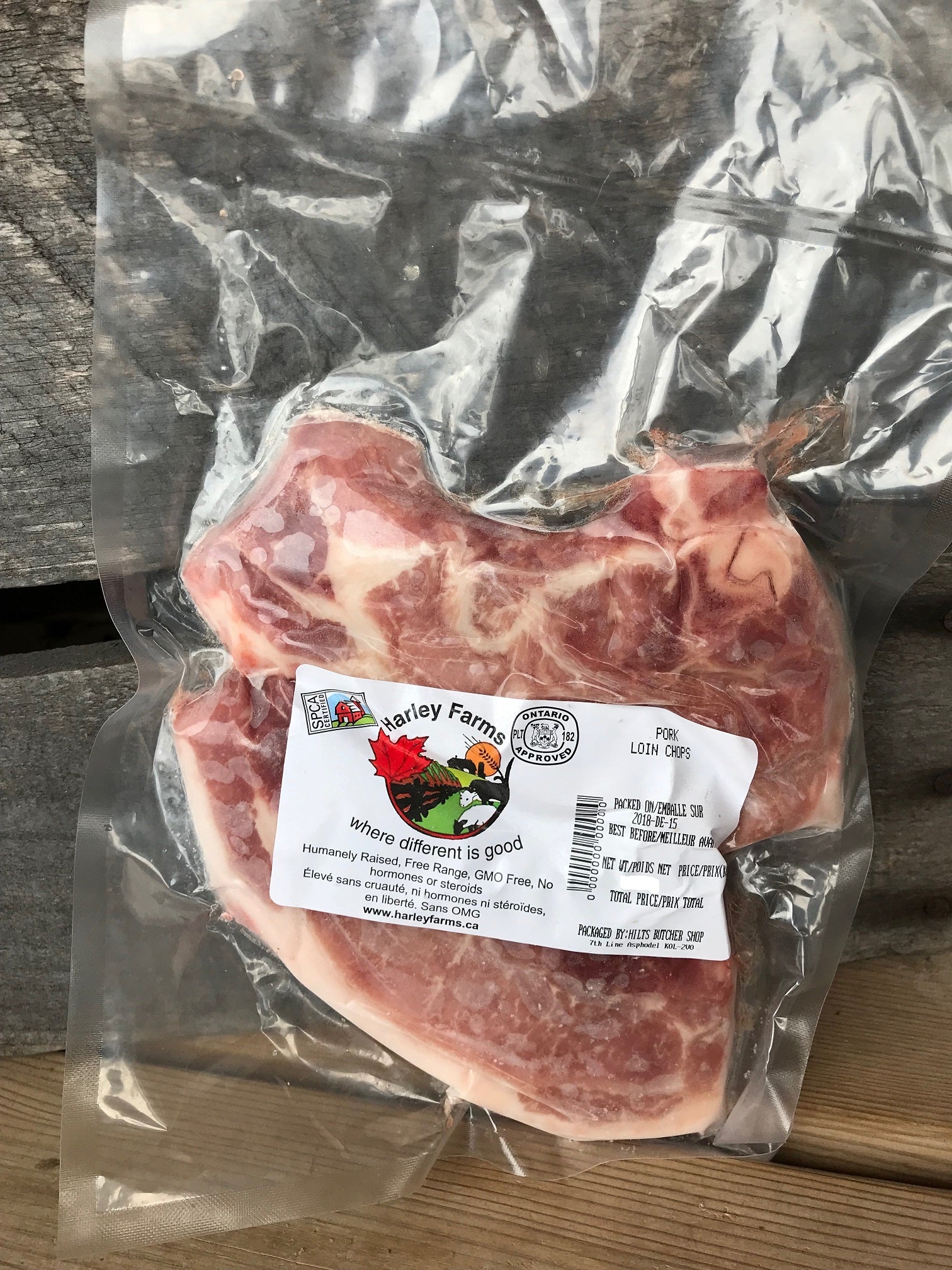 High Welfare Pork Loin Chops – Harley Farms
